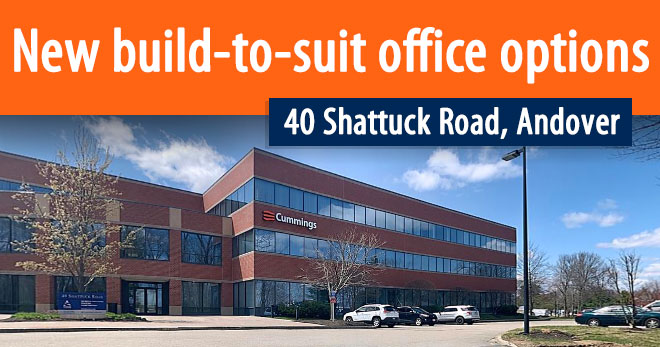 New build-to-suit options | Andover | 275 to 18,735 SF